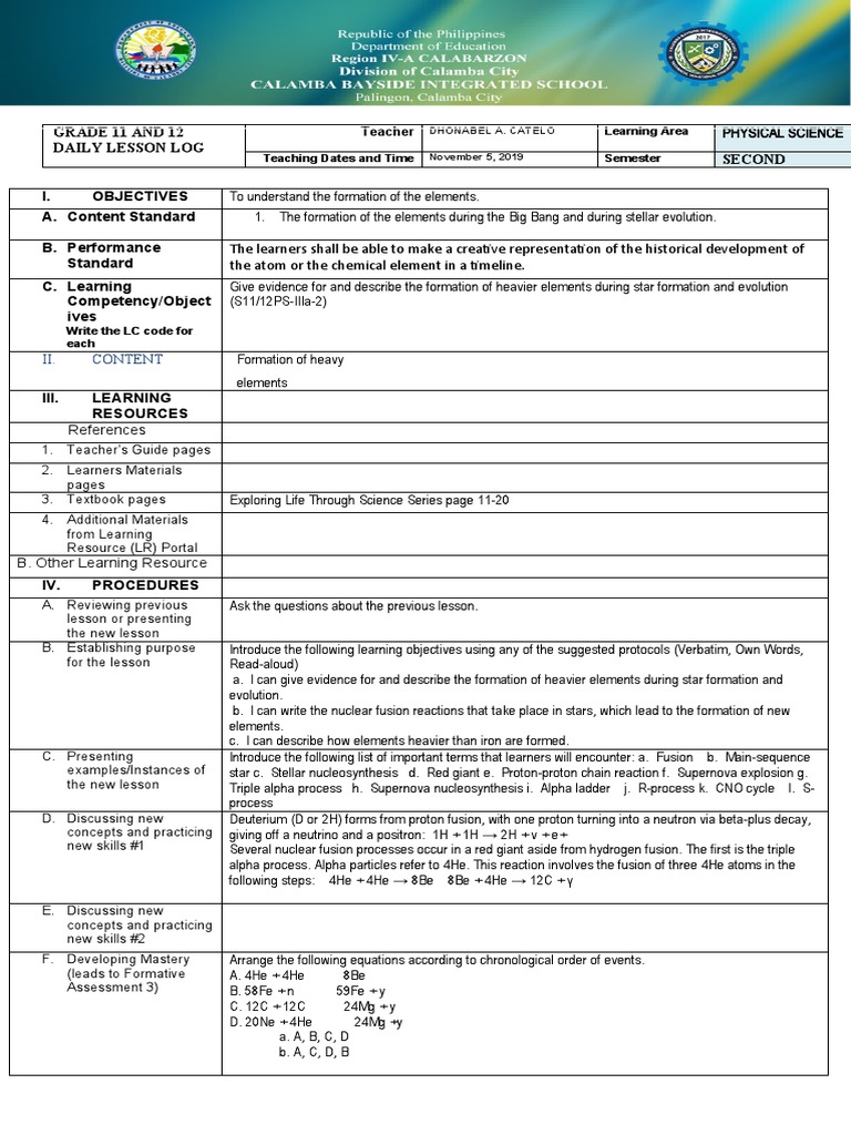 Formation of Heavy Elements Guide | PDF | Chemical Elements | Nuclear ...