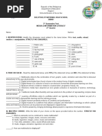 2nd Quarter Exam With TOS - MIL Grade 12 | PDF | Test (Assessment ...