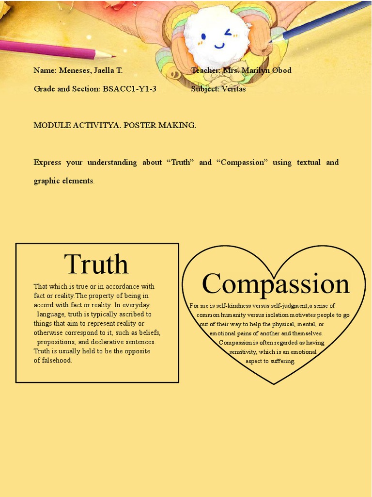 Truth & Compassion Poster Guide | PDF