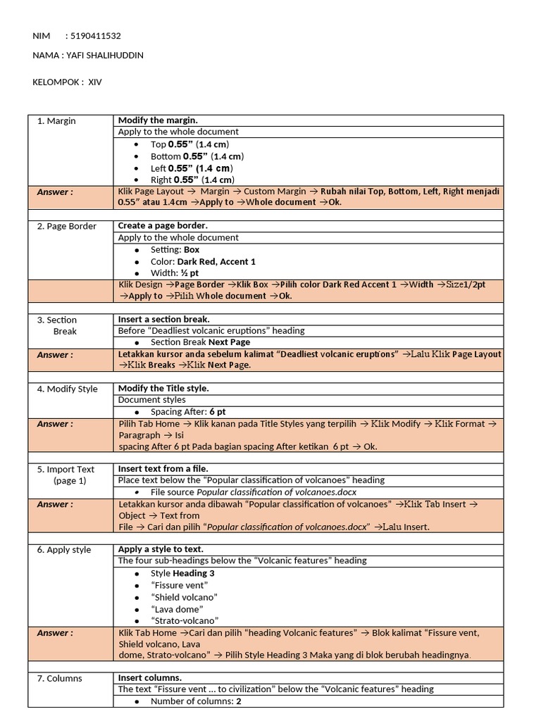 Yafi Shalihuddin (Apti 2) | PDF | Volcano | Volcanic Landforms