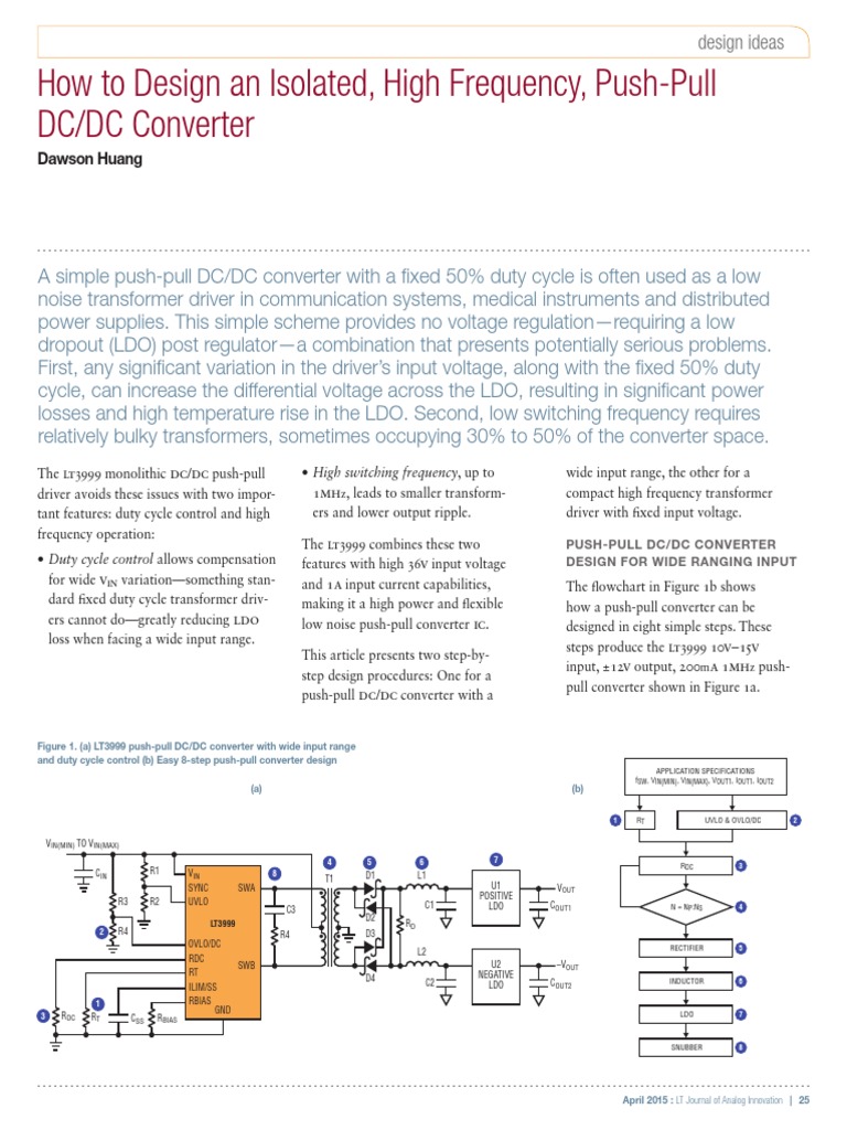 LTJournal V25N1 06 Di LT3999 DawsonHuang | PDF | Rectifier | Electrical ...