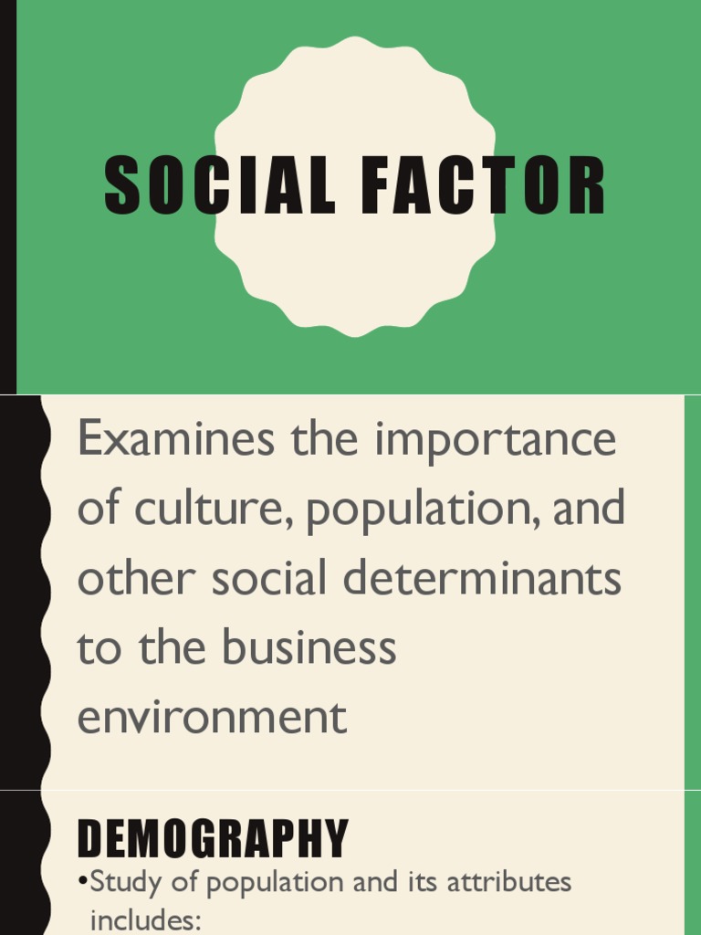 Social Factor | PDF