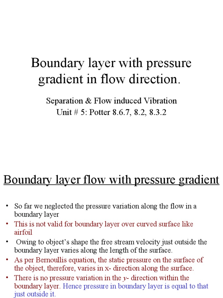 Boundary Layer Separation in Fluid Mechanics | PDF | Liquids | Boundary ...