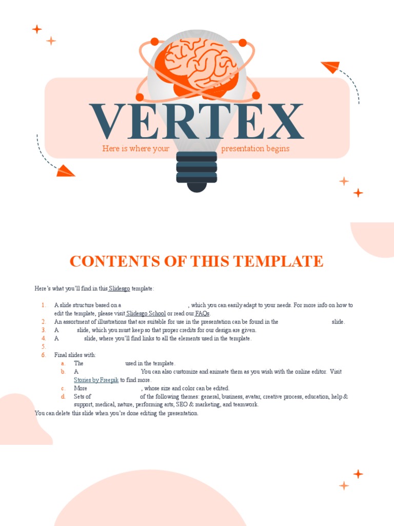 Vertex Presentation by Slidesgo | PDF | Planets | Saturn