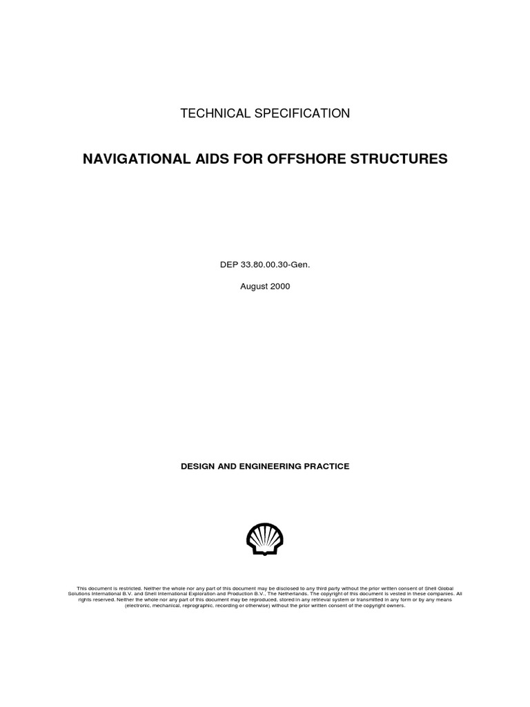 Navigational Aids For Offshore Structures | PDF | Power Supply ...