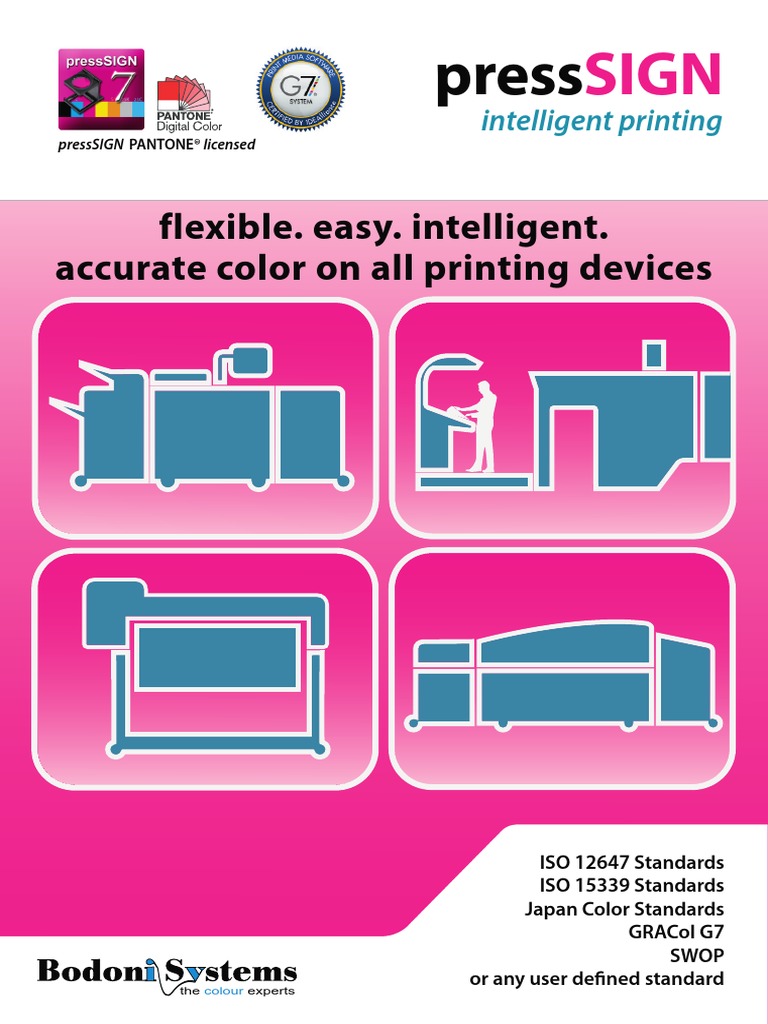 pressSIGN Brochure | PDF | Printing | Server (Computing)