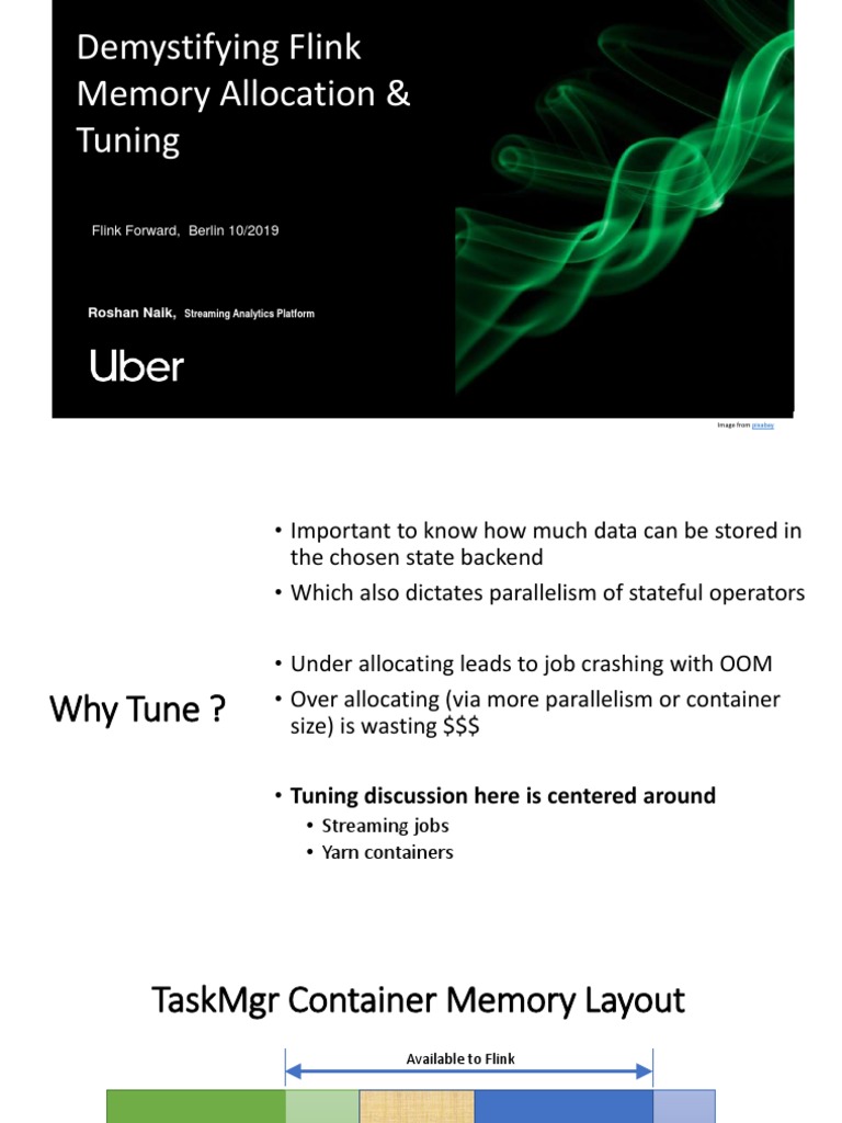 Demystifying Flink Memory Allocation & Tuning | PDF | Java Virtual Machine | Java (Programming ...