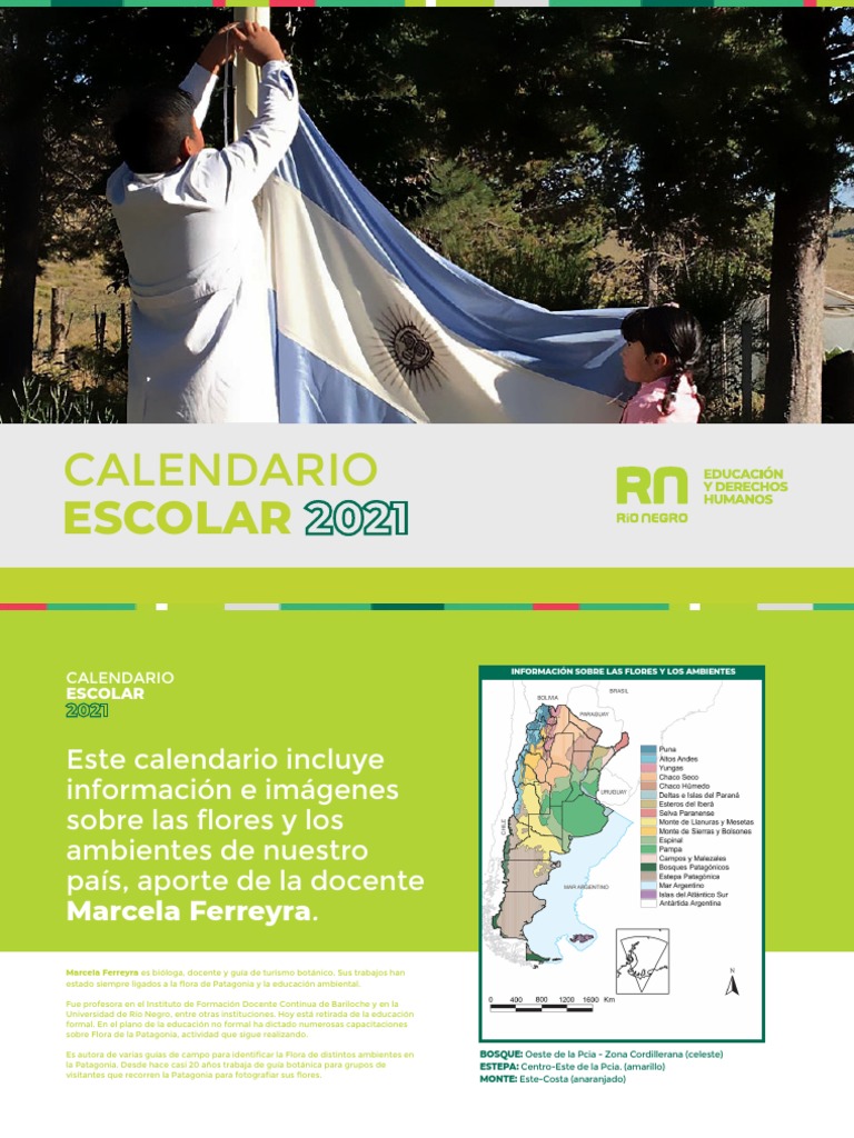 Calendario Escolar y Flora Patagónica | PDF | Calendario | Educación ...