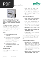 Etg 63a Digital Timer Instructions | PDF | Timer | Clock
