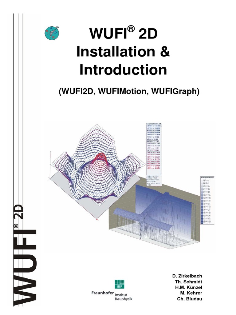 WUFI2D 3.2 Introduction | PDF | Menu (Computing) | Window (Computing)