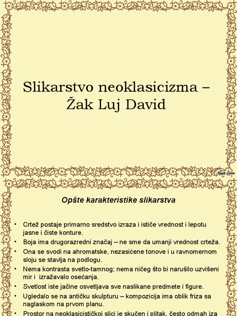Žak Luj David | PDF