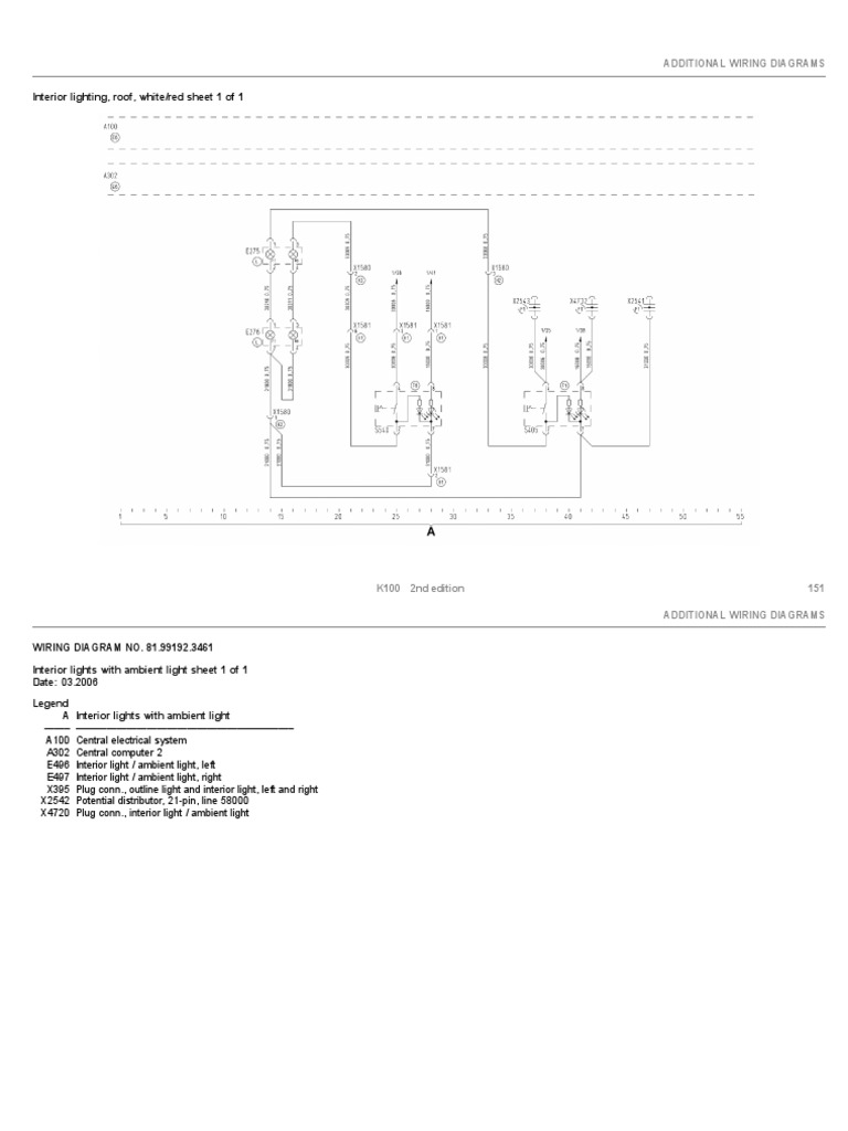 MAN TGS-TGX Wiring Diagrams Electrical System K100 (2nd Edition) (153 ...