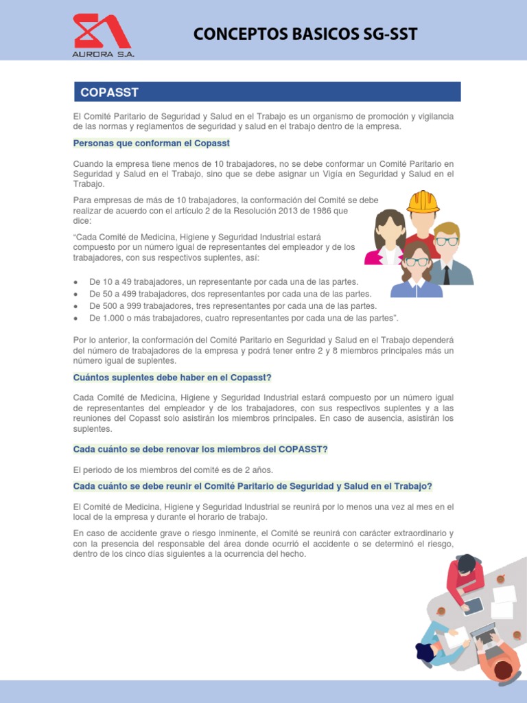 Conceptos Basicos SG SST | PDF | Seguridad | Seguridad y salud ocupacional