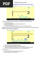 Waves On A String - Simulation | PDF | Frequency | Waves