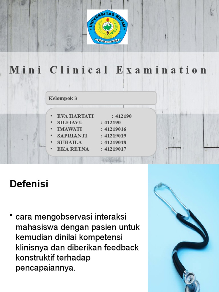 Penilaian Mini Klinik dan Field Trip Pendidikan | PDF | Kesehatan Holistik