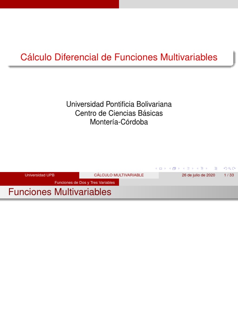 Dominio y Gráficas en Cálculo Multivariable | PDF | Cálculo multivariable | Función (Matemáticas)