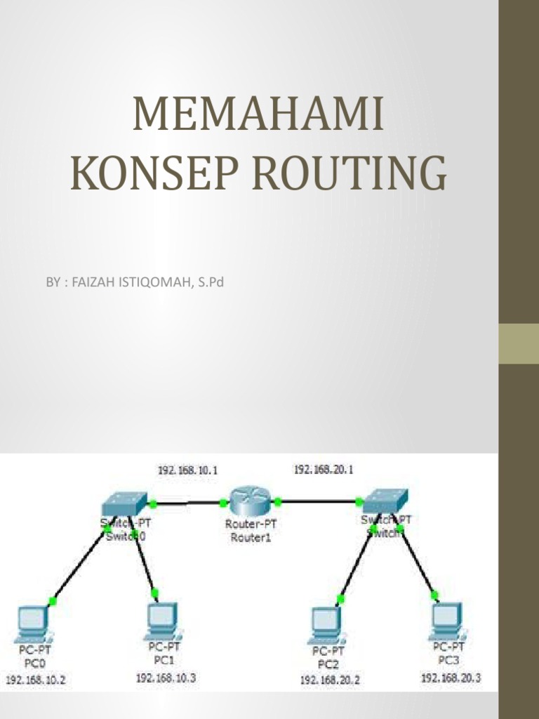 MEMAHAMI KONSEP ROUTING p1 06012021 | PDF