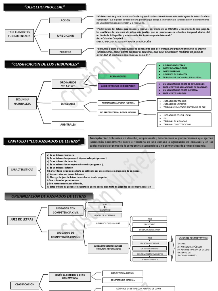 Esquema Procesal | PDF | Jurisdicción | Ley procesal
