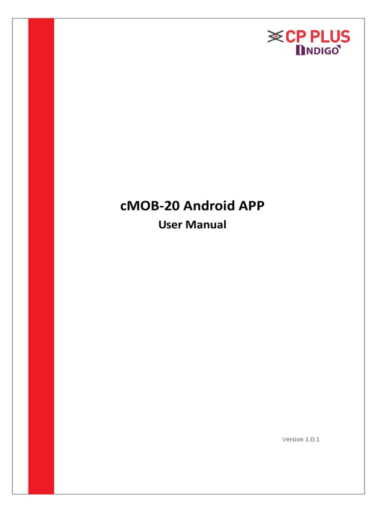 cMOB-20 User Manual for Android App | PDF | Button (Computing) | Google ...