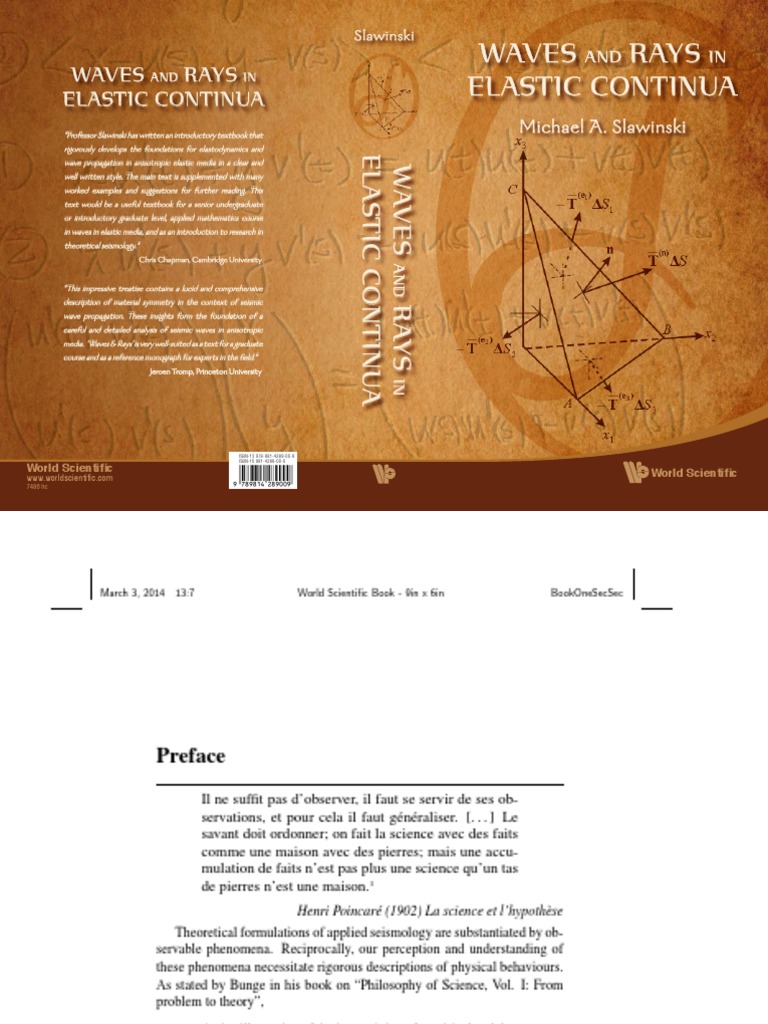 Waves and Rays in Elastic Continua | PDF | Wave Equation | Stress (Mechanics)