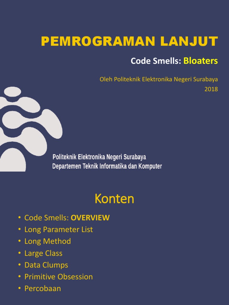 JAVA ADVANCE - Code Smell - Bloaters | PDF | Product Development ...