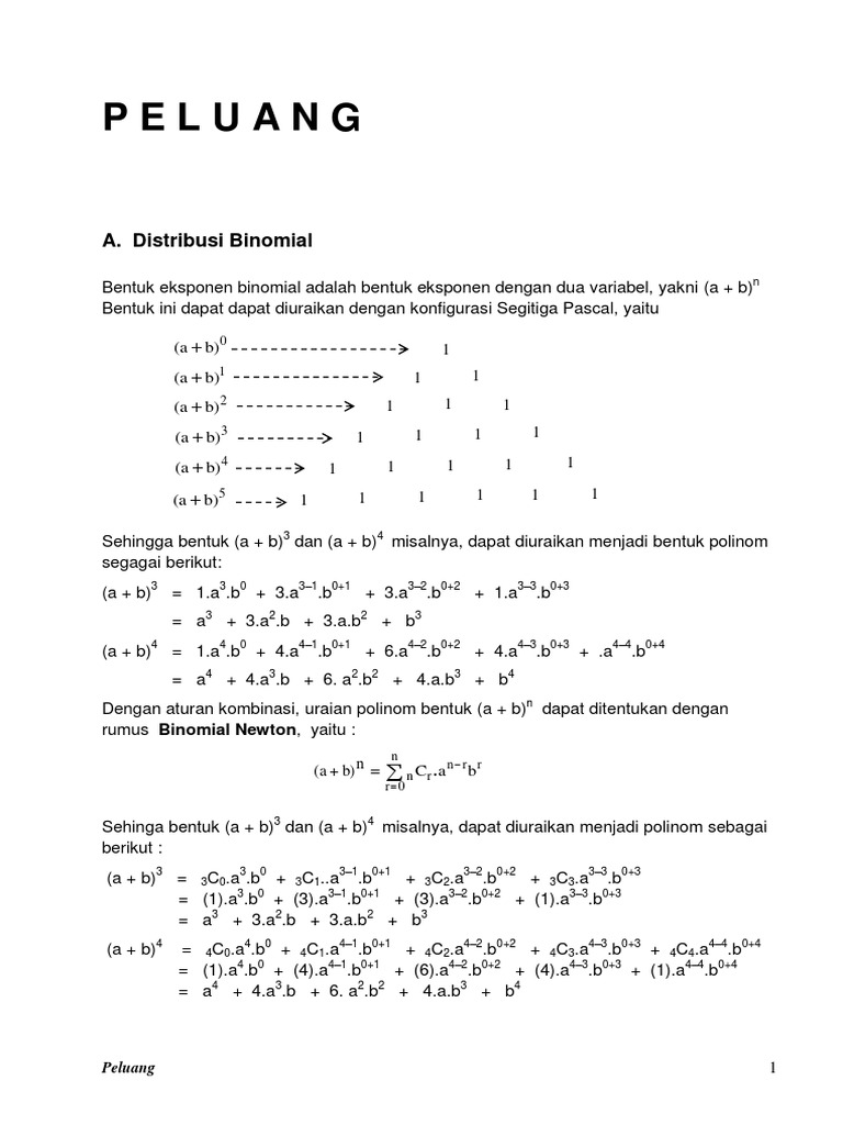 08-Distribusi Binomial | PDF