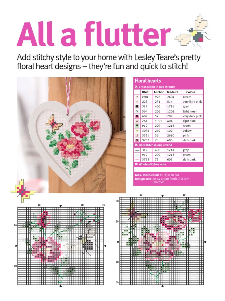 Free Lesley Teare Flower Cross Stitch Pattern 2606363 | PDF ...