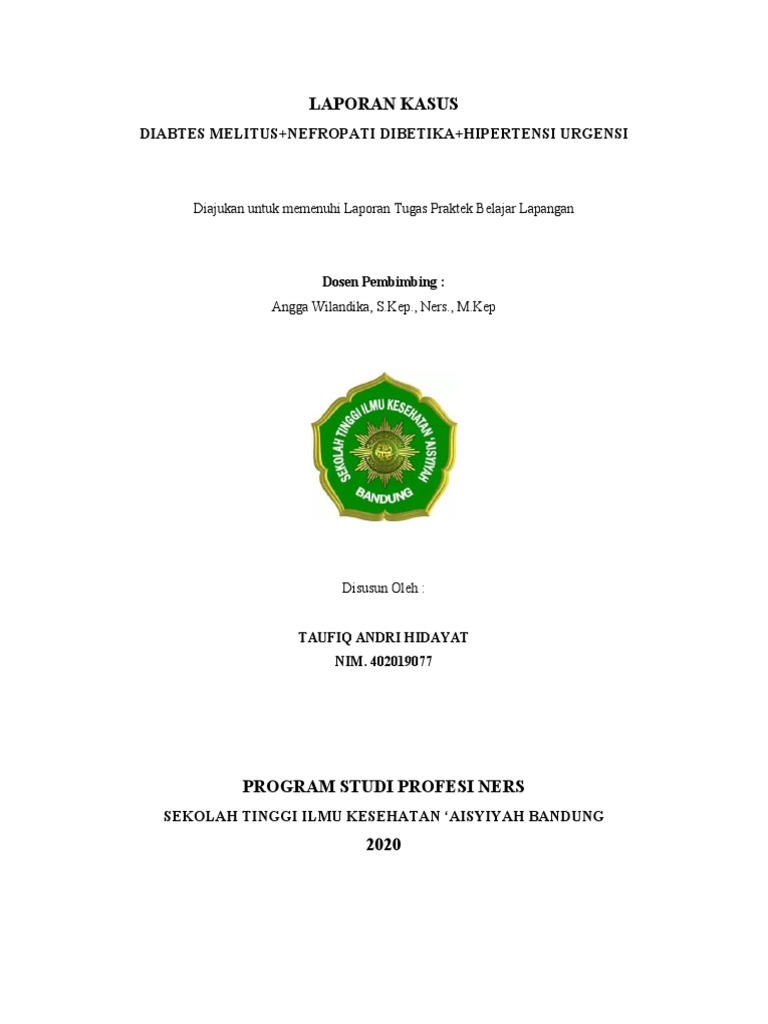 Laporan Kasus DM+Nefropati Diabetik | PDF