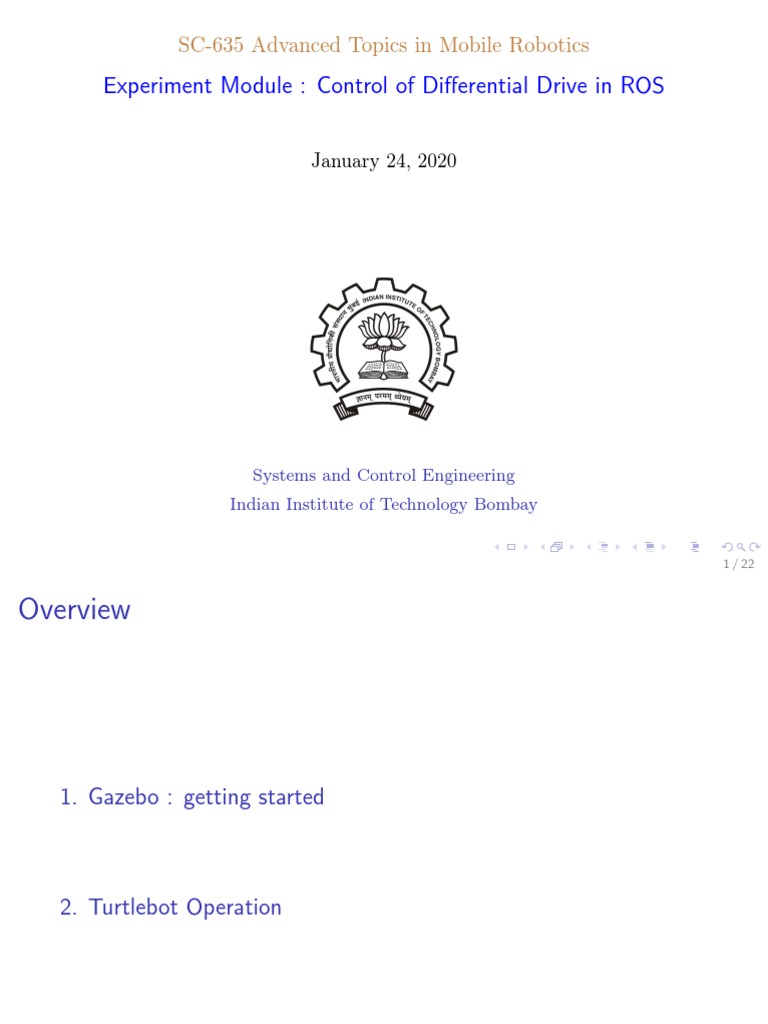 Differential Drive Control Module | Descargar gratis PDF | Simulation ...