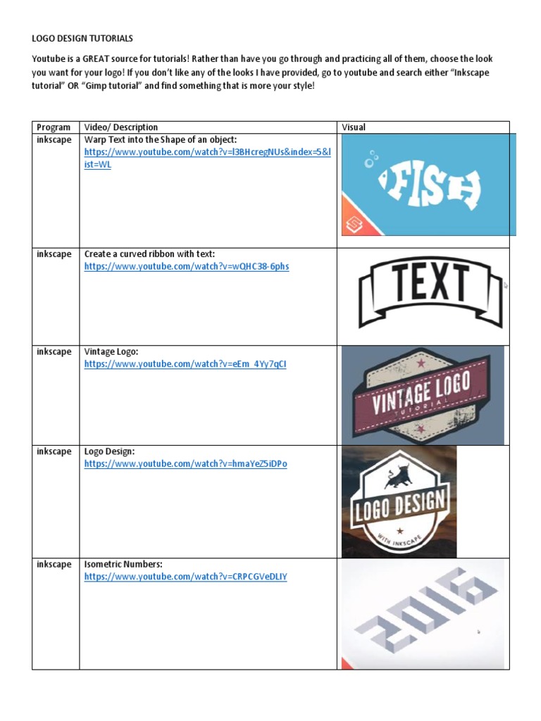 Logo Design Tutorials | PDF