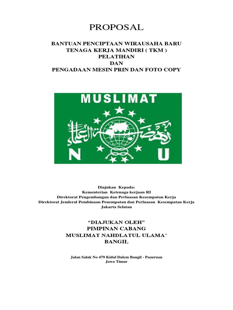 Proposal TKM 2020 | PDF