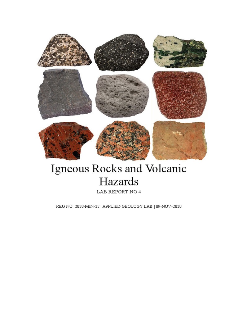Igneous Rocks: Classification & Hazards | PDF
