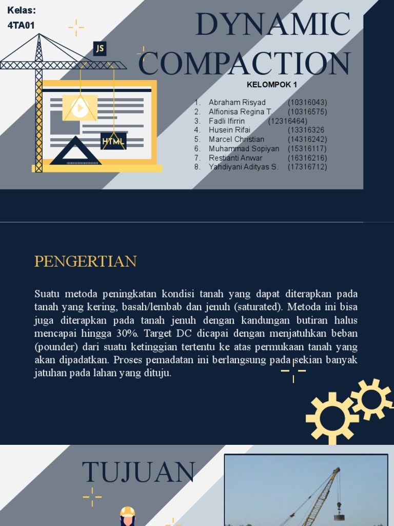 Kelompok 1 Dynamic Compaction | PDF