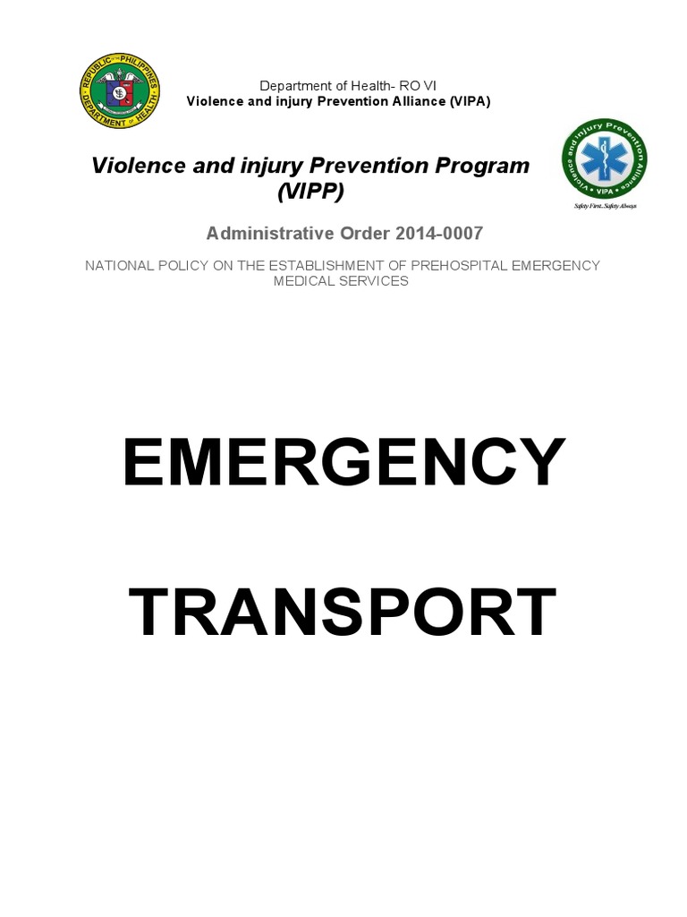 Final Emergency Transport | PDF | Emergency Medical Services | Ambulance
