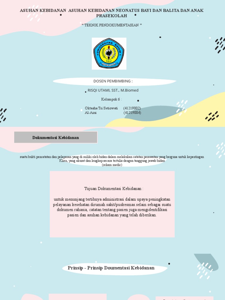 Klompok 6 Dokumentasi Asuhan Neonatus | PDF