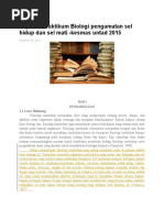 Makalah Iii Sel Hidup Dan Sel Mati | PDF