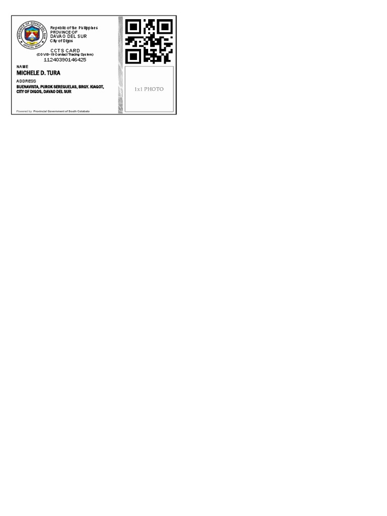 Ccts-Card Hqvfoo | PDF