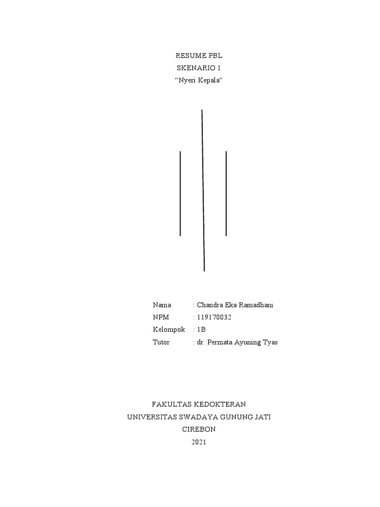 Kelompok 1B - Chandra Eka Ramadhani - Resume PBL Skenario 1 Blok 3.3 | PDF