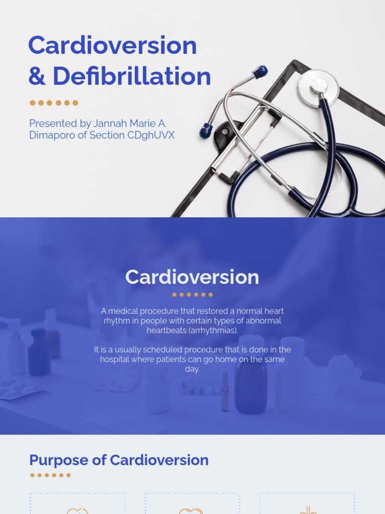 Cardioversion and Defibrillation | PDF | Heart | Cardiovascular System