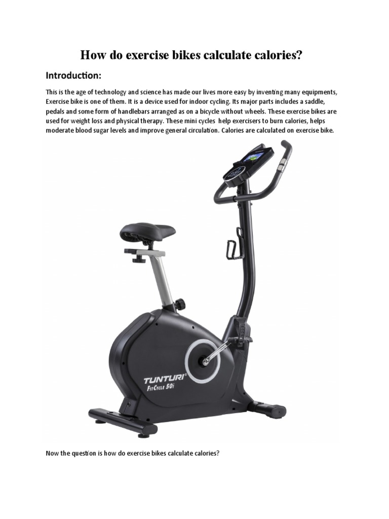 How Do Exercise Bikes Calculate Calories | PDF | Physical Fitness ...