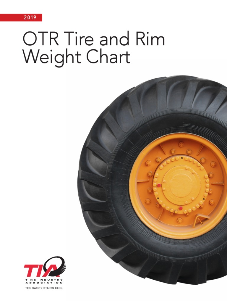 TIA Tire and Rim Weight Chart | PDF