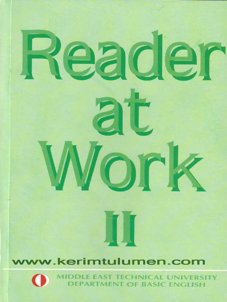 Reader at Work 2 Cevap Anahtarı | PDF