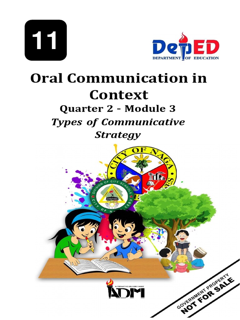 Oral Communication in Context: Quarter 2 - Module 3 | PDF ...