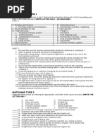 FABM1 4th Quarter Summative Exam | PDF | Debits And Credits | Receipt