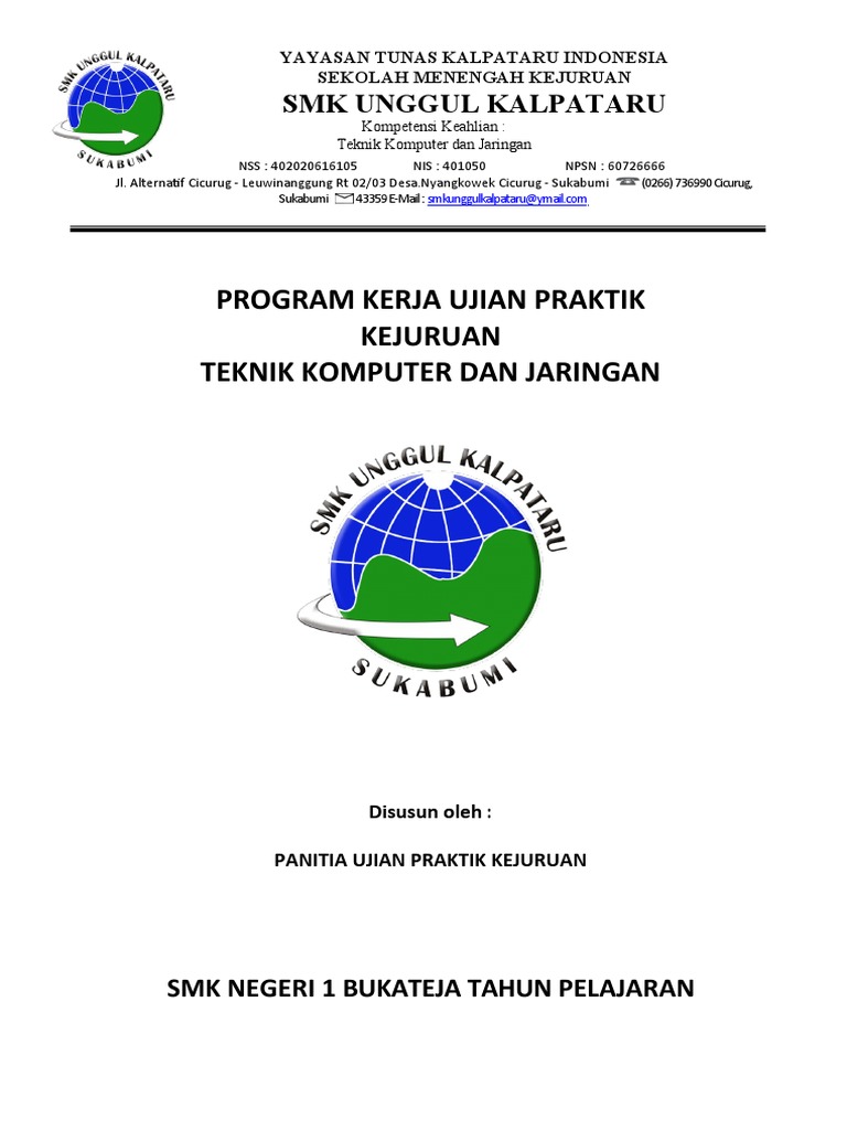 Program Kerja Ukk TKJ | PDF