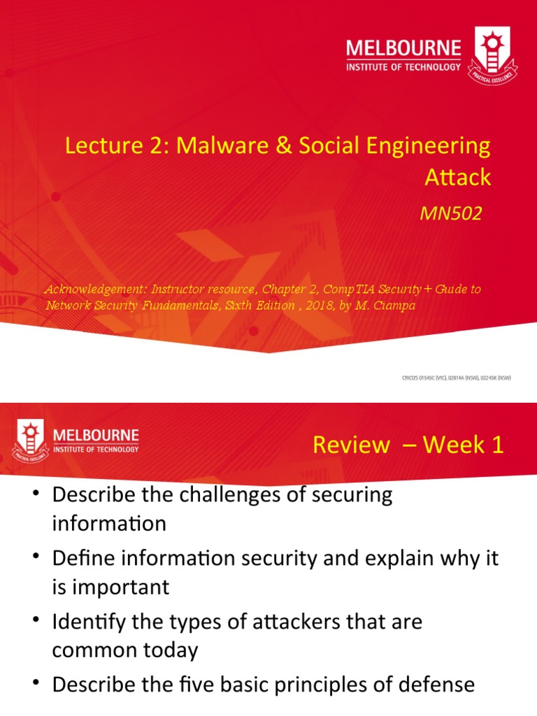Understanding Malware and Social Engineering | PDF | Computer Virus ...