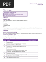 GESE Grade 5 Topic Form | PDF