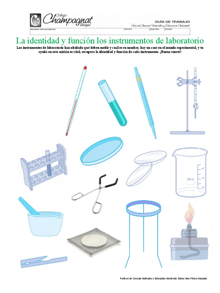 Práctica de Reconocimiento de Instrumentos de Laboratorio | PDF