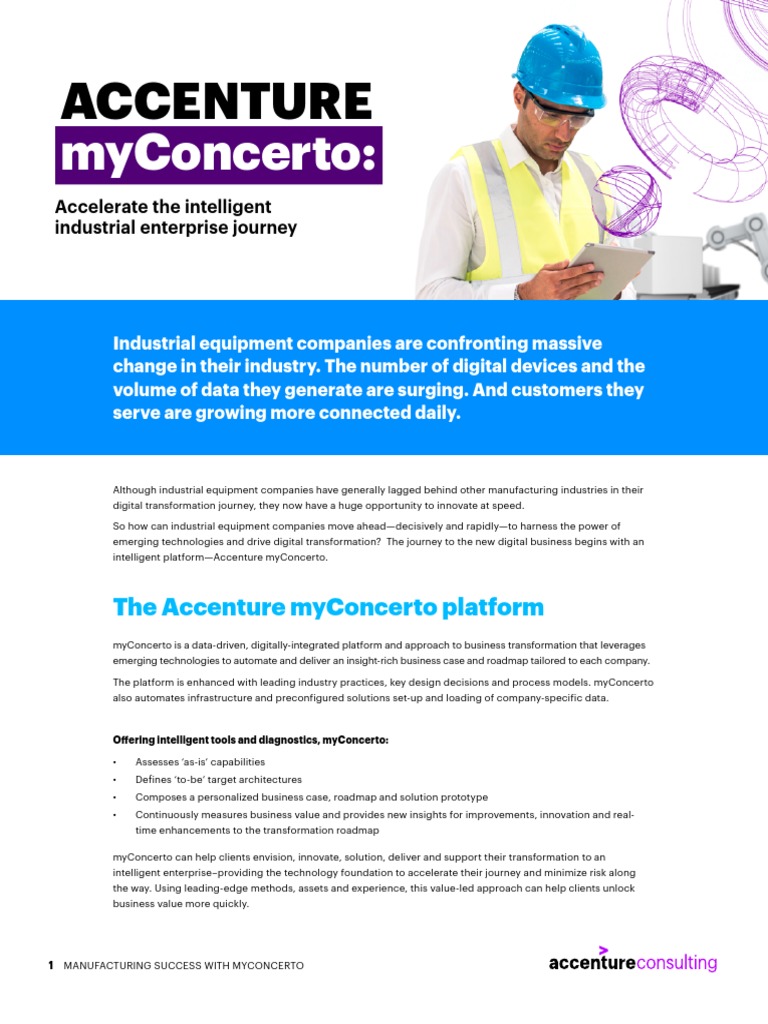 Accenture MyConcerto Accelerate | PDF | Automation | Analytics