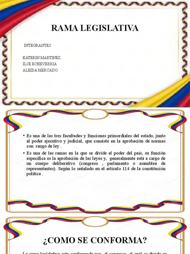 Estructura y Funciones del Congreso | PDF | Legislatura | Separación de ...